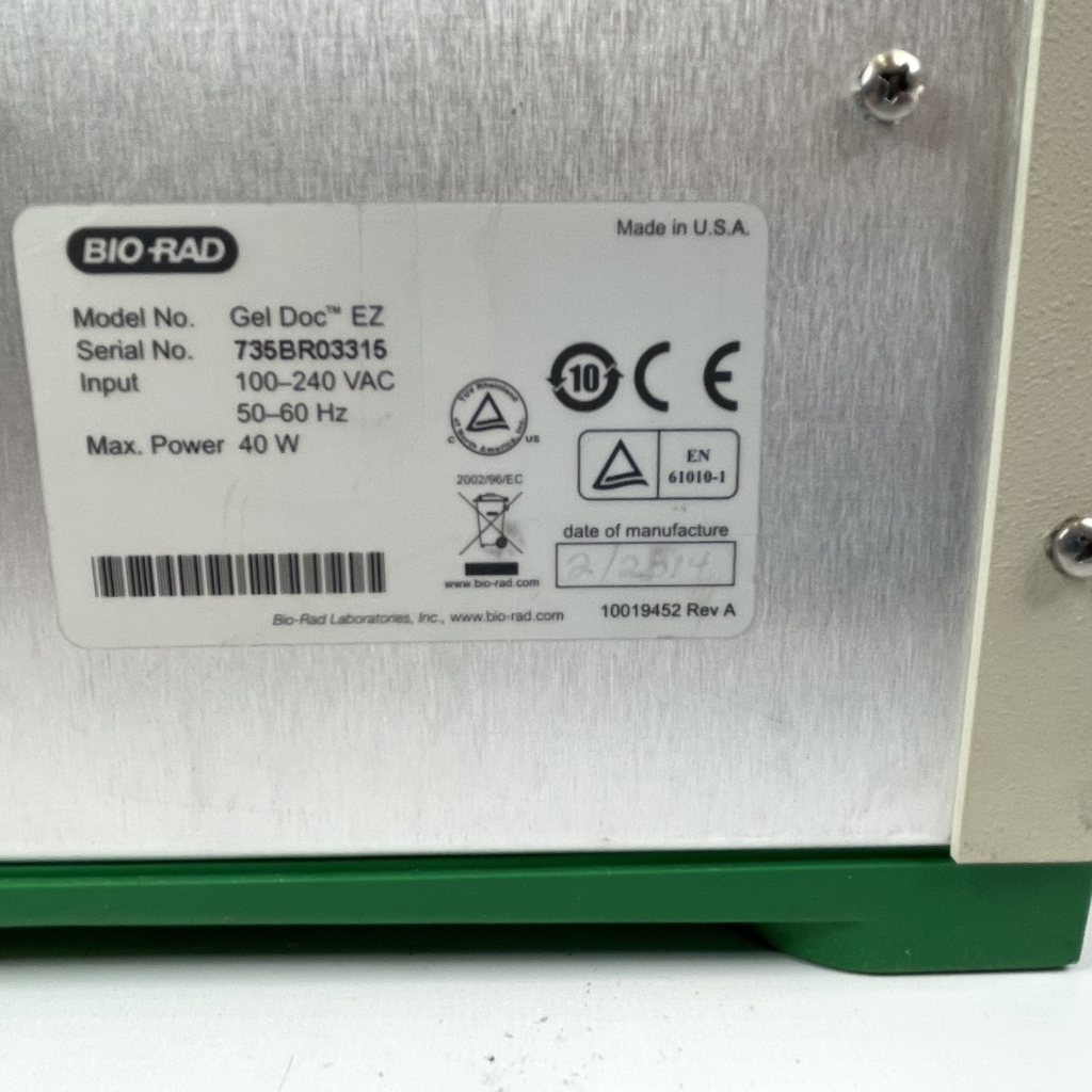 Bio-Rad Gel Doc EZ Imager Gel Documentation System | Salford Scientific Supplies