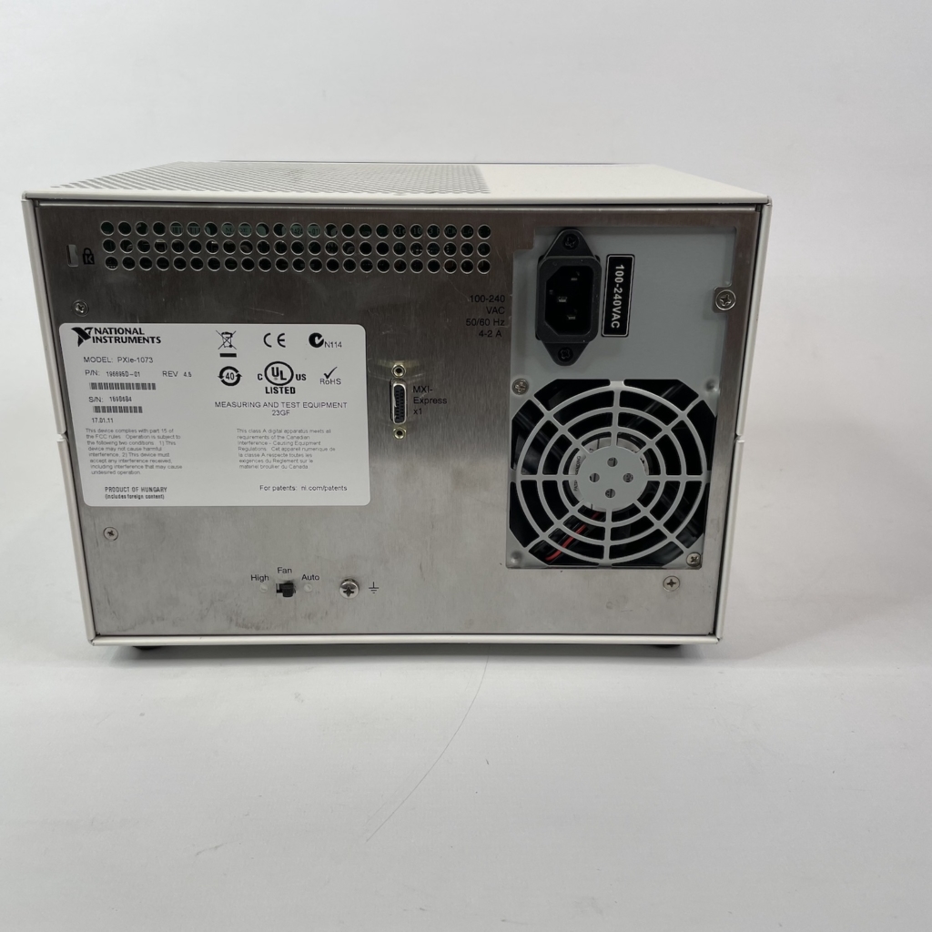 National Instruments PXIe-1073 Chassis System | Salford Scientific Supplies