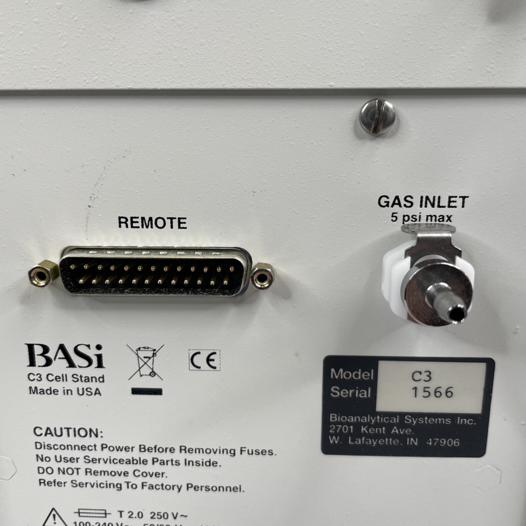 Voltammetry Cell BASI C3 Cell Stand Electrochemistry | Salford ...