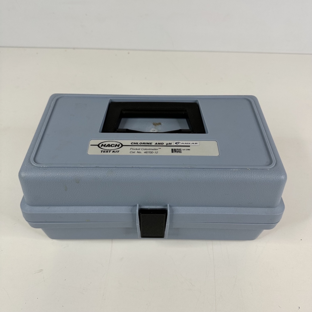Hach 46700-12 Pocket Colorimeter Chlorine Cl2 Test Kit Complete ...