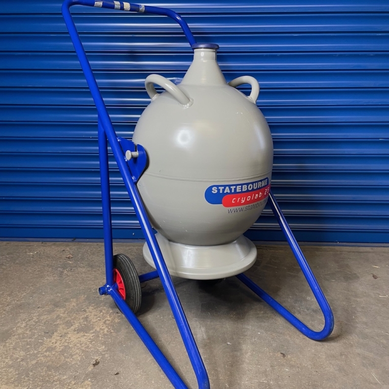 Statebourne Cryogenics Cryolab 25 Liquid Nitrogen Storage & Wheeled ...