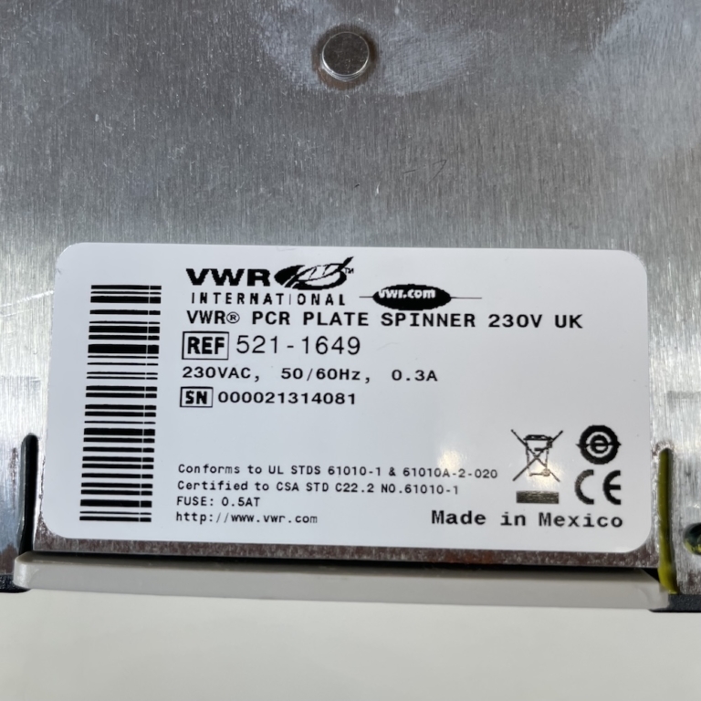 VWR Microplate Centrifuge PCR Plate Spinner 521-1649 2500rpm | Salford ...