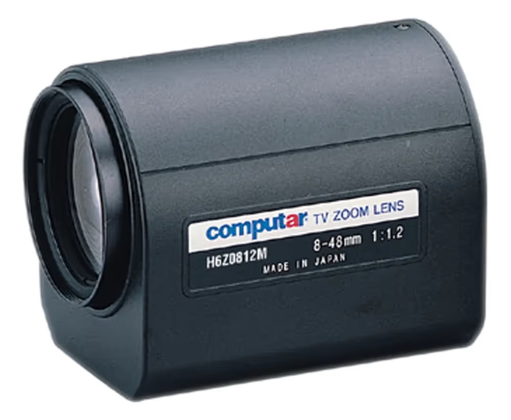 Computar H6Z0812M 1/2" 8-48mm F1.2 6X Motorized Zoom Lens C-Mount ...
